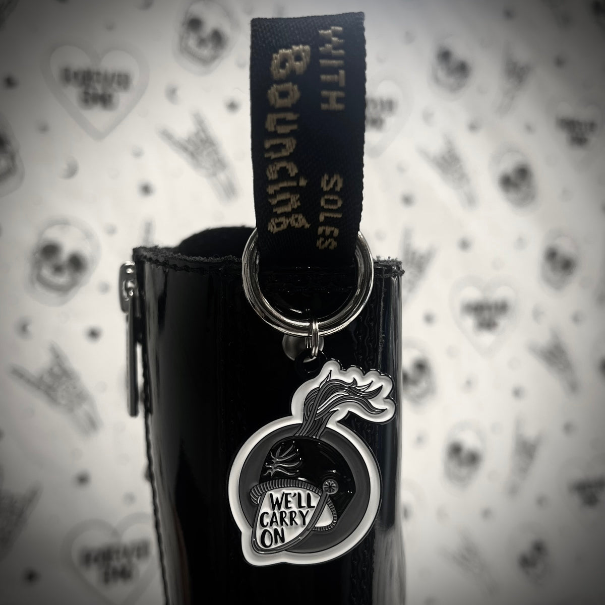 We’ll Carry On Boot Charm – Forever Emo
