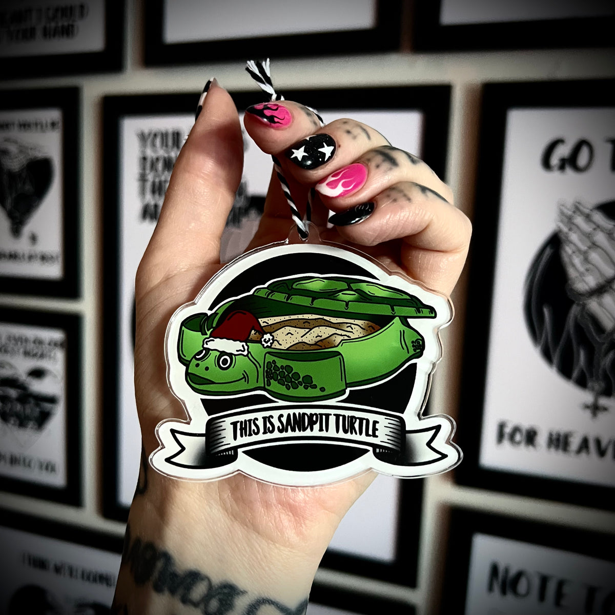 This Is Sandpit Turtle Christmas Tree Decoration – Forever Emo