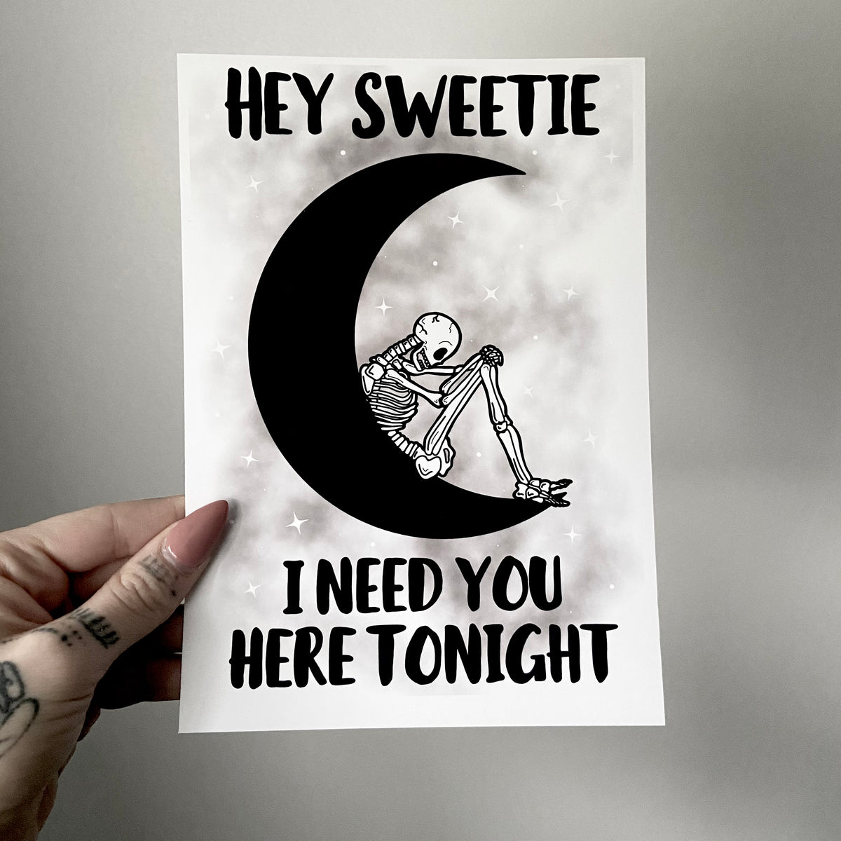 Hey Sweetie Print – Forever Emo